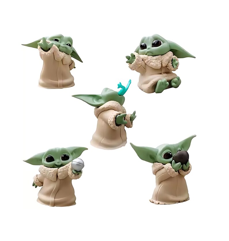 Mini Figure, Handmade Grogu Figure, Baby Grogu Figure, Mini Figure ...