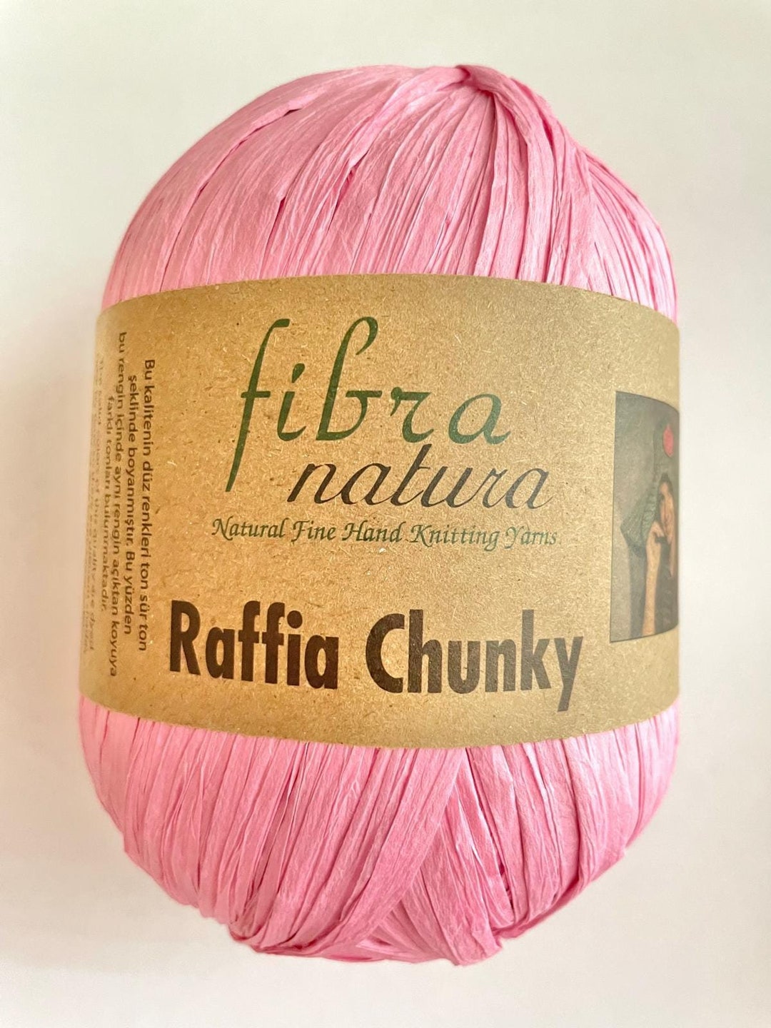 Himalaya Chunky Raffia, Fibra Natura Natural Colors, Paper Yarns, 100 ...