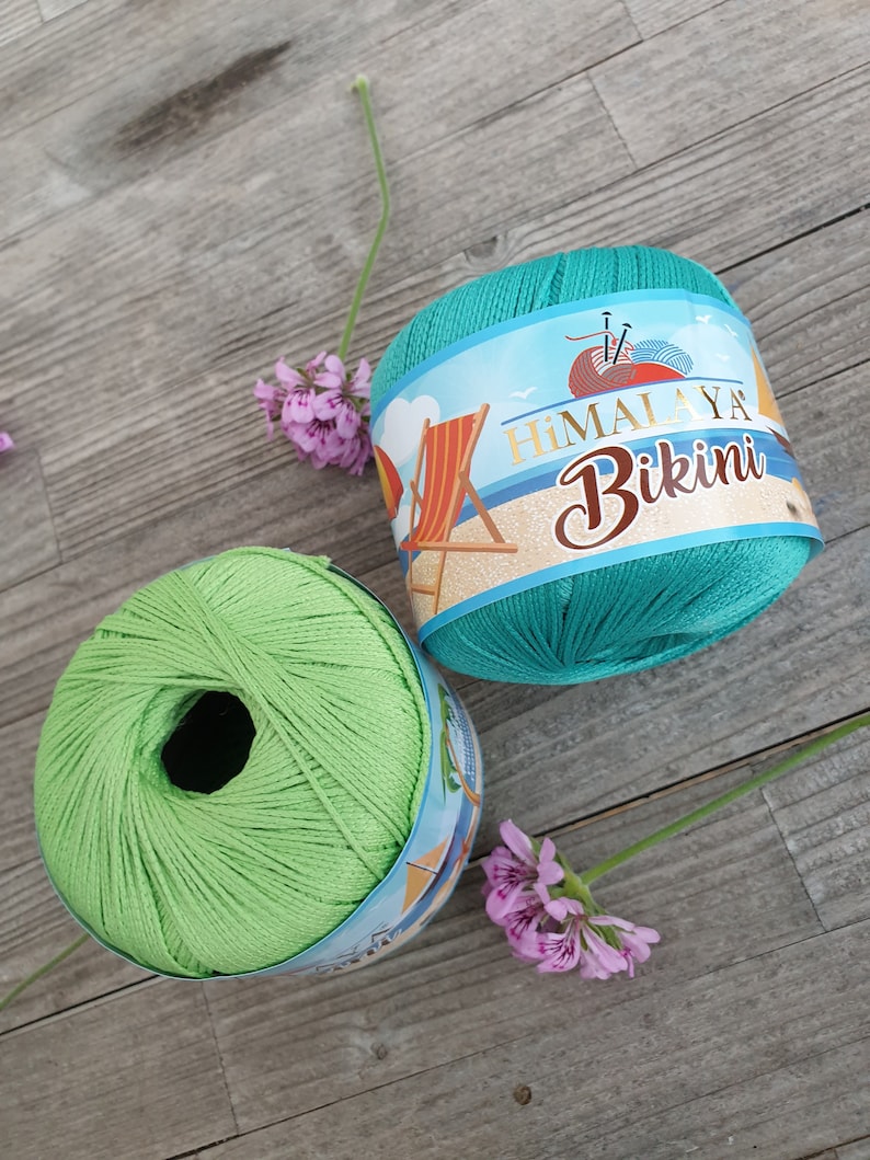 Himalaya Bikini Yarn, Summer Crochet Knitting Yarn - Etsy