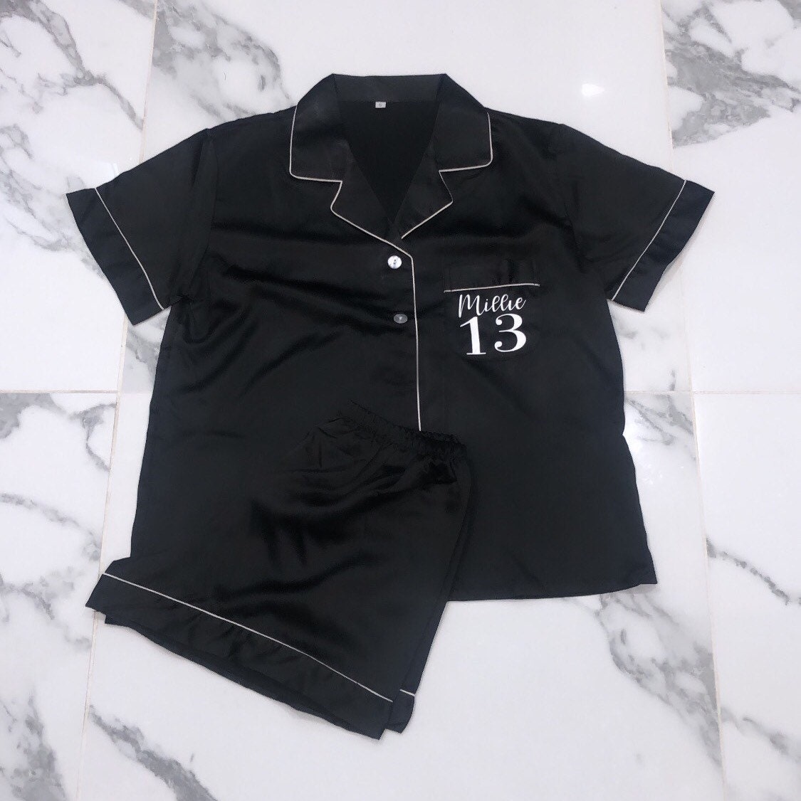 Personalised Birthday Pyjamas Ladies Pyjamas Short Pyjamas - Etsy UK