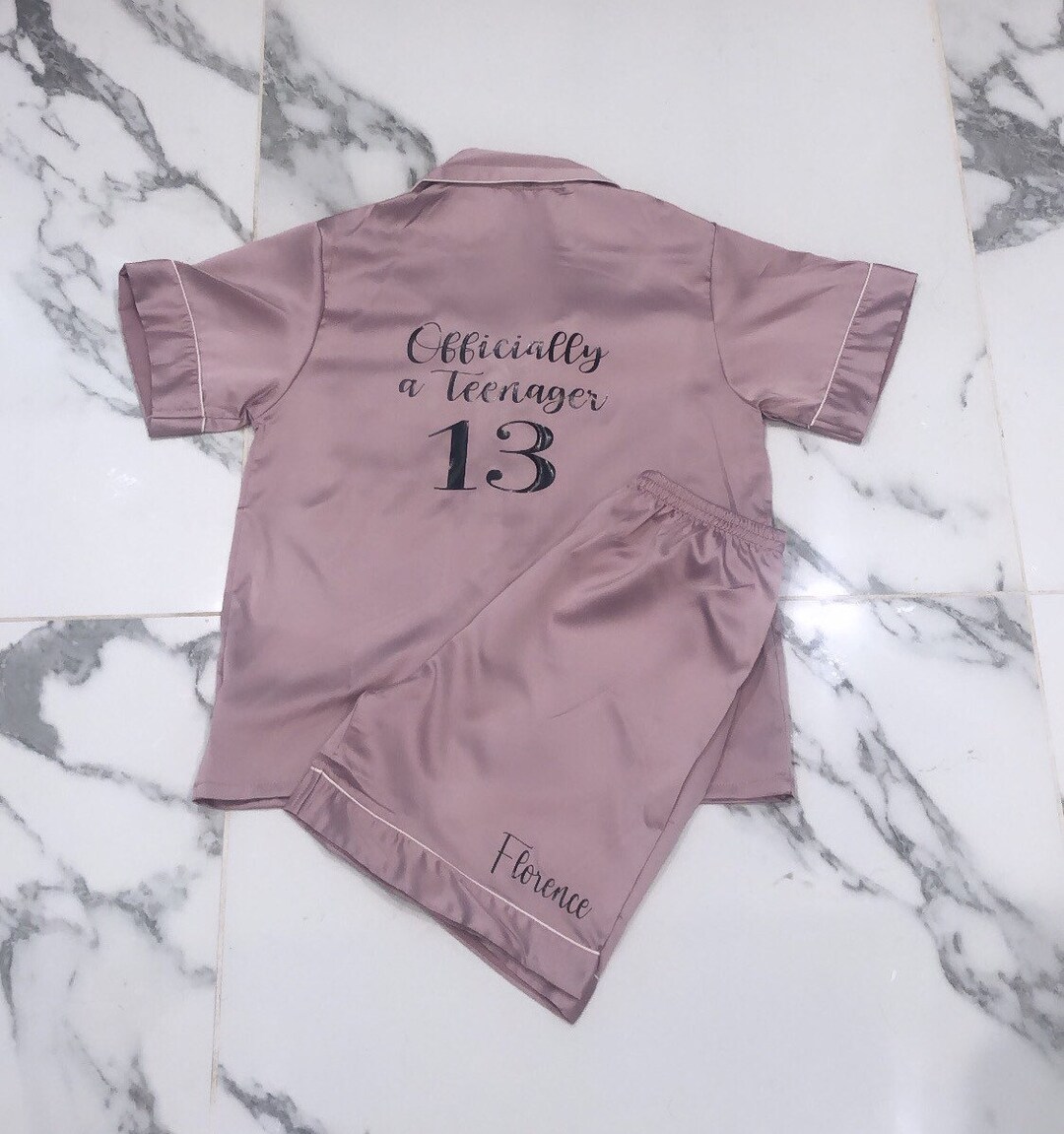 Personalised Birthday Pyjamas Ladies Pyjamas Short Pyjamas - Etsy