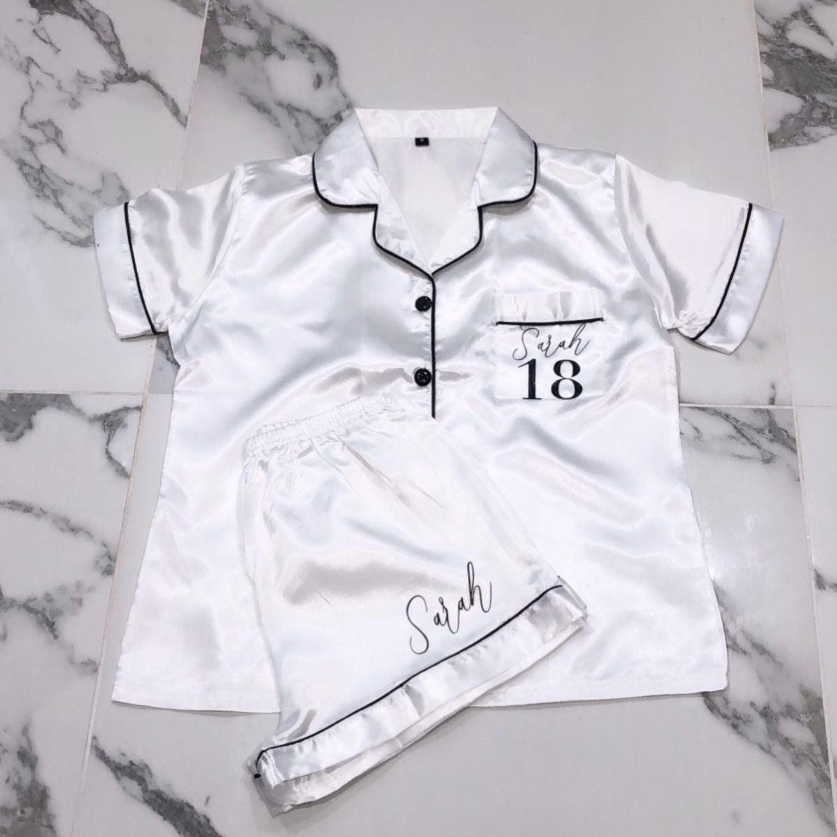 Personalised Birthday Pyjamas Ladies Pyjamas Short Pyjamas - Etsy UK