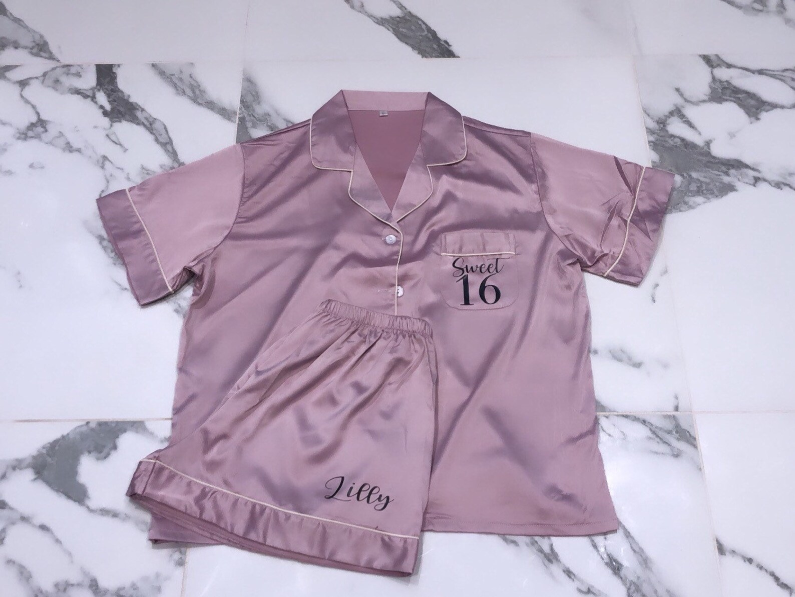 Personalised Birthday Pyjamas Ladies Pyjamas Short Pyjamas - Etsy UK