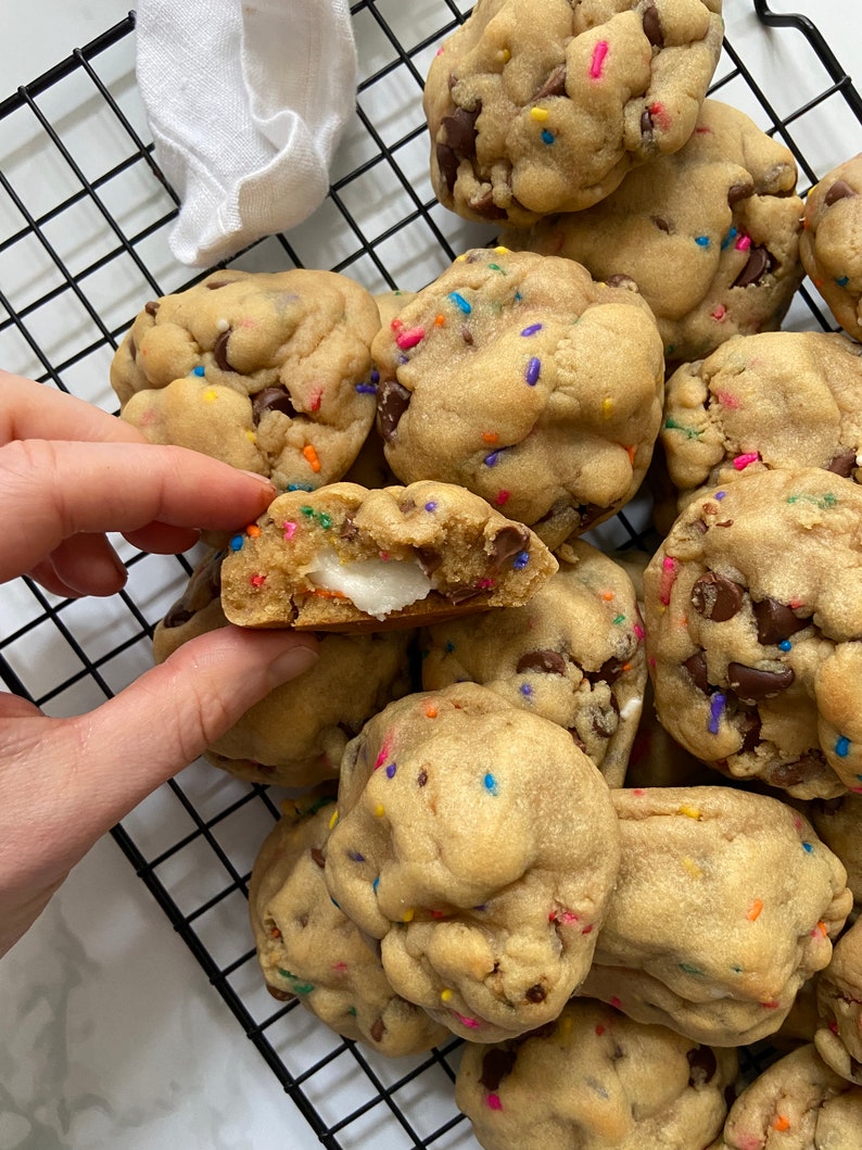 Stuffed Frosting Birthday Cake Chocolate Chip Cookies Cookies and Cream ...