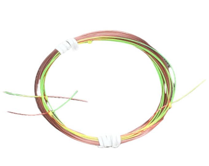 Euro Nymphing Hi-vis Lite Leader W/ Sighter and Tippet Ring (~25 Ft ...