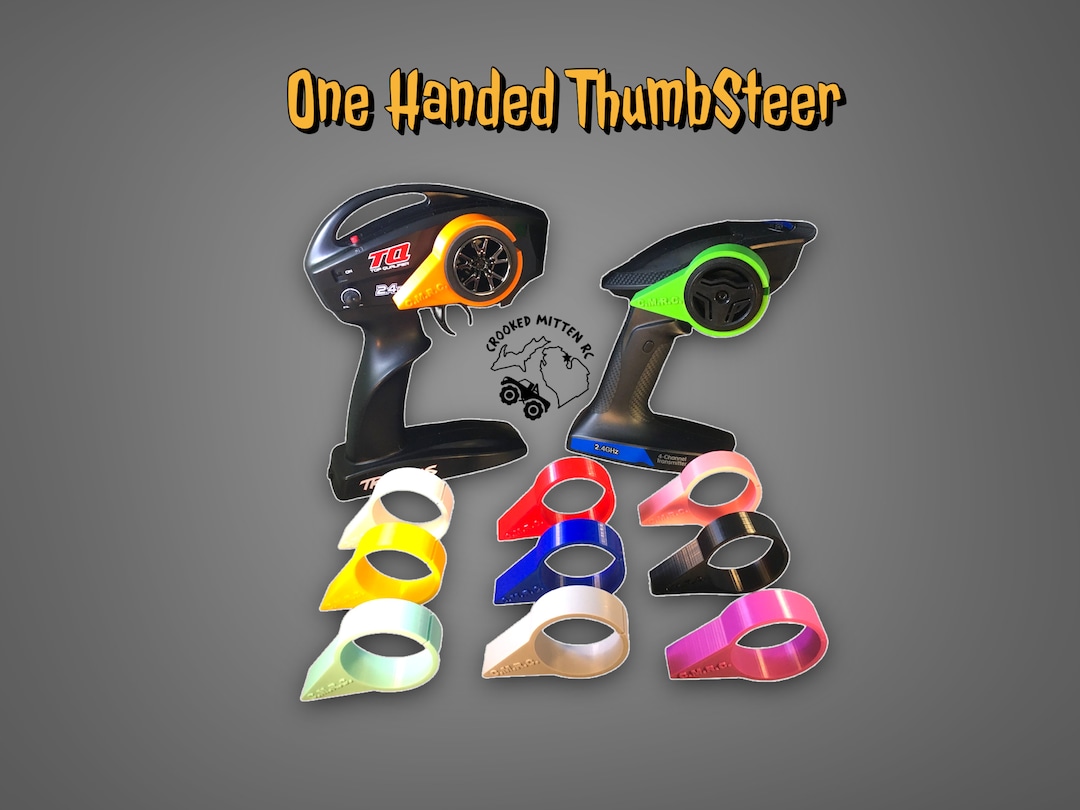 One Handed Thumb Steer for a RC Truck Controller traxxas,axial,redcat ...
