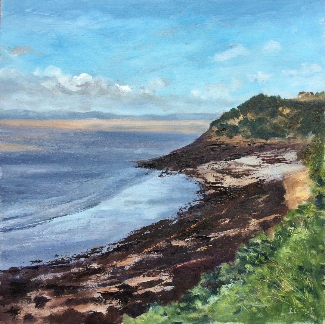 Clevedon Layde Bay Oil Painting - Etsy