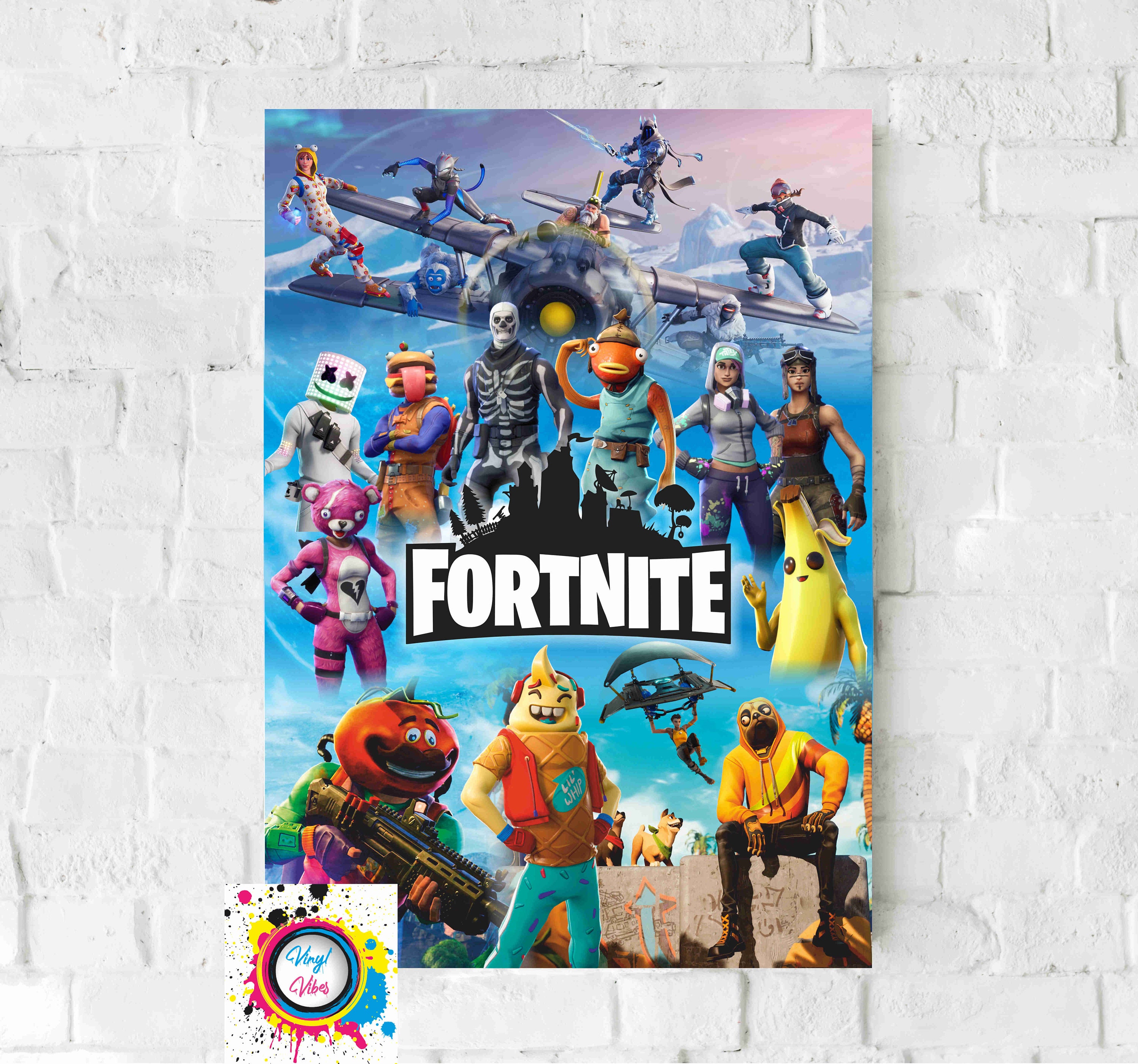 Fortnight A3 Poster Art Picture - Etsy