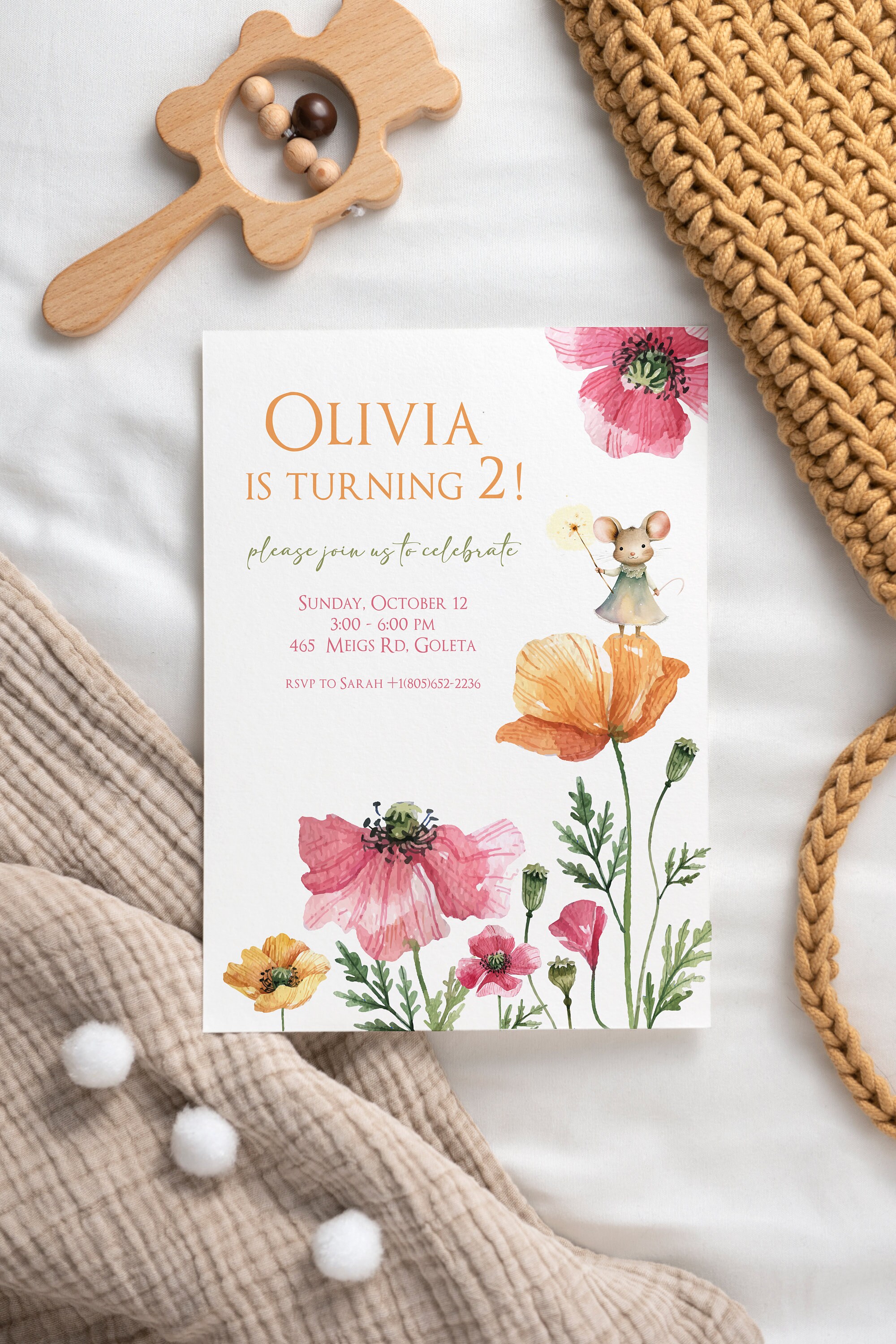 WHIMSICAL DIGITAL BIRTHDAY Invitation, Magical Birthday Invitation ...