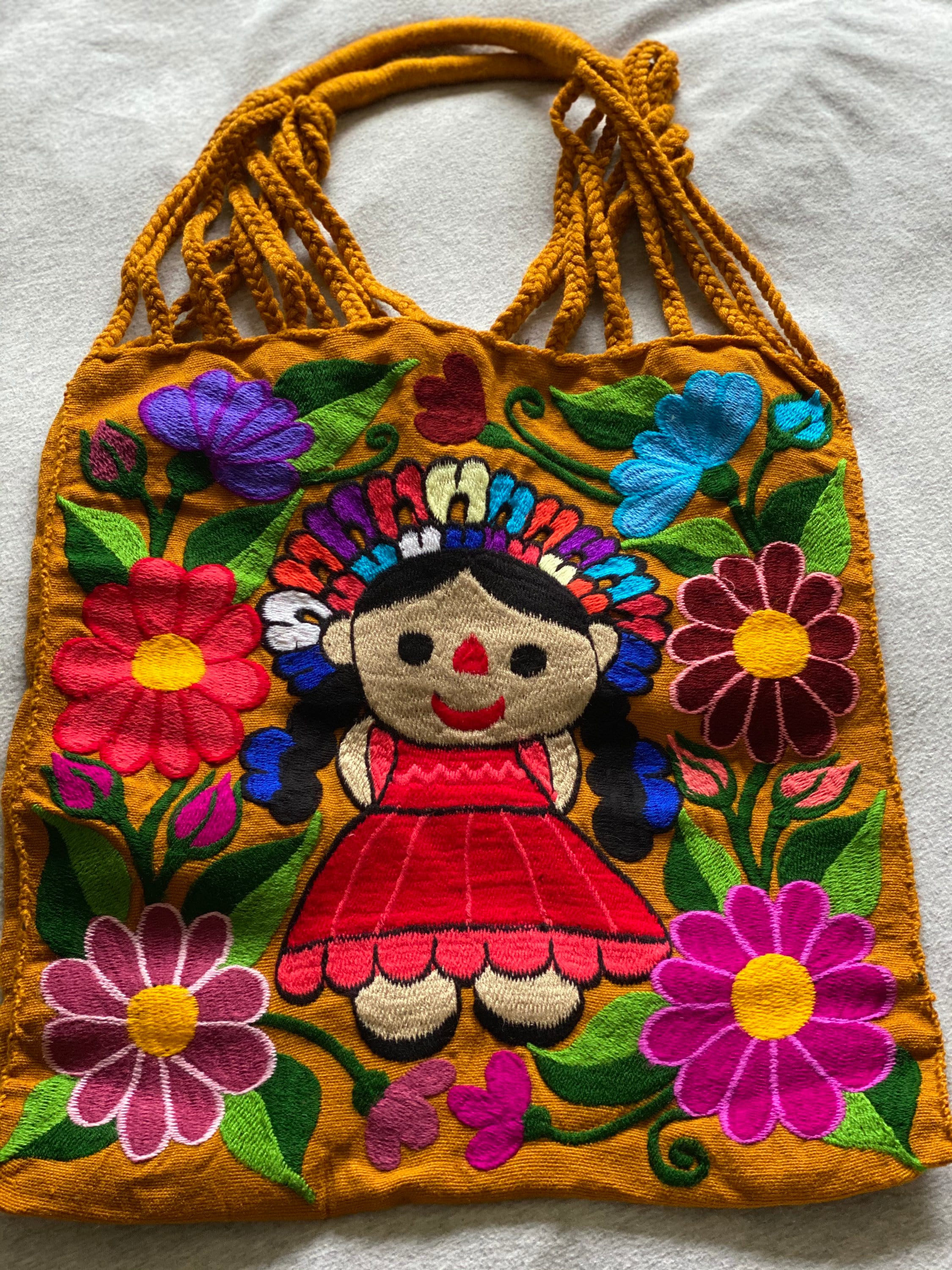 Embroidered Tote Bags | Mexican Bag | Handwoven Bag | Boho Handbag - Etsy
