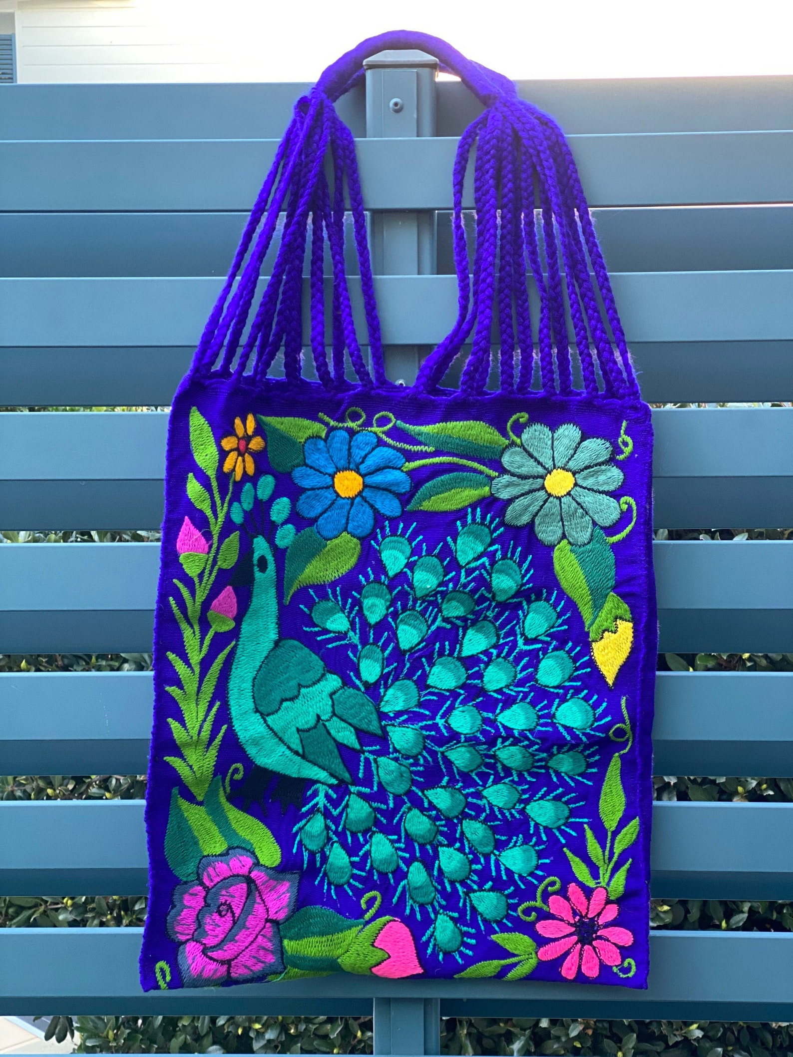 Embroidered Tote Bags | Mexican Bag | Handwoven Bag | Boho Handbag - Etsy