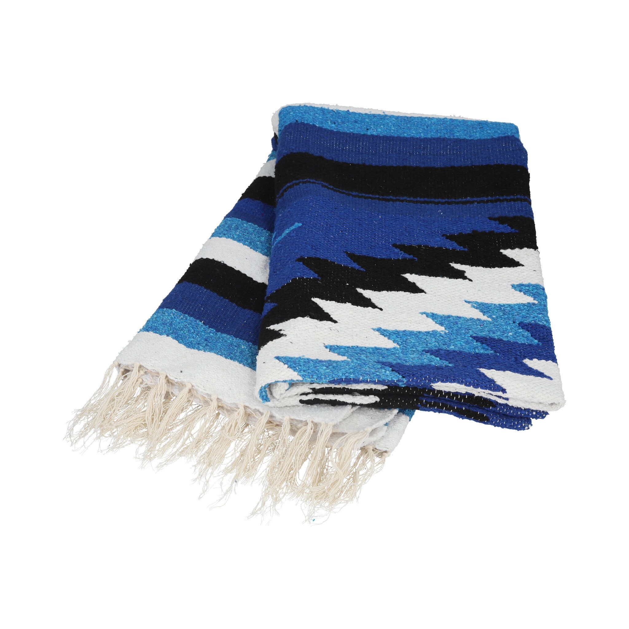 Genuine Mexican Serape tropical Colors Rustic Sarape Blanket Saddle ...