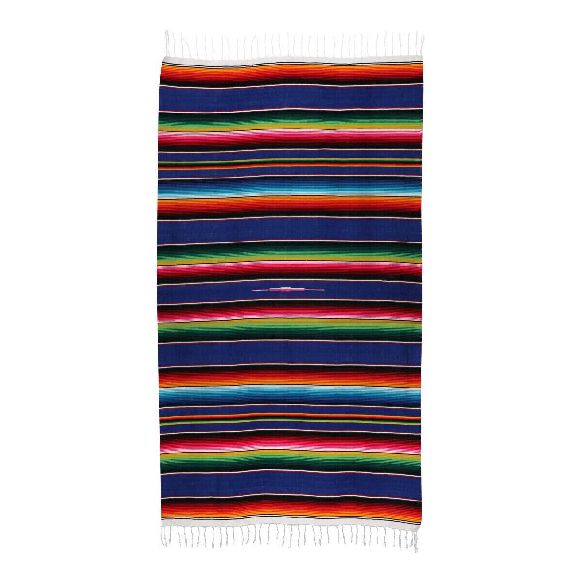 Handwoven Mexican Sarape in Stunning Blue | Use as Blanket, Decor ...