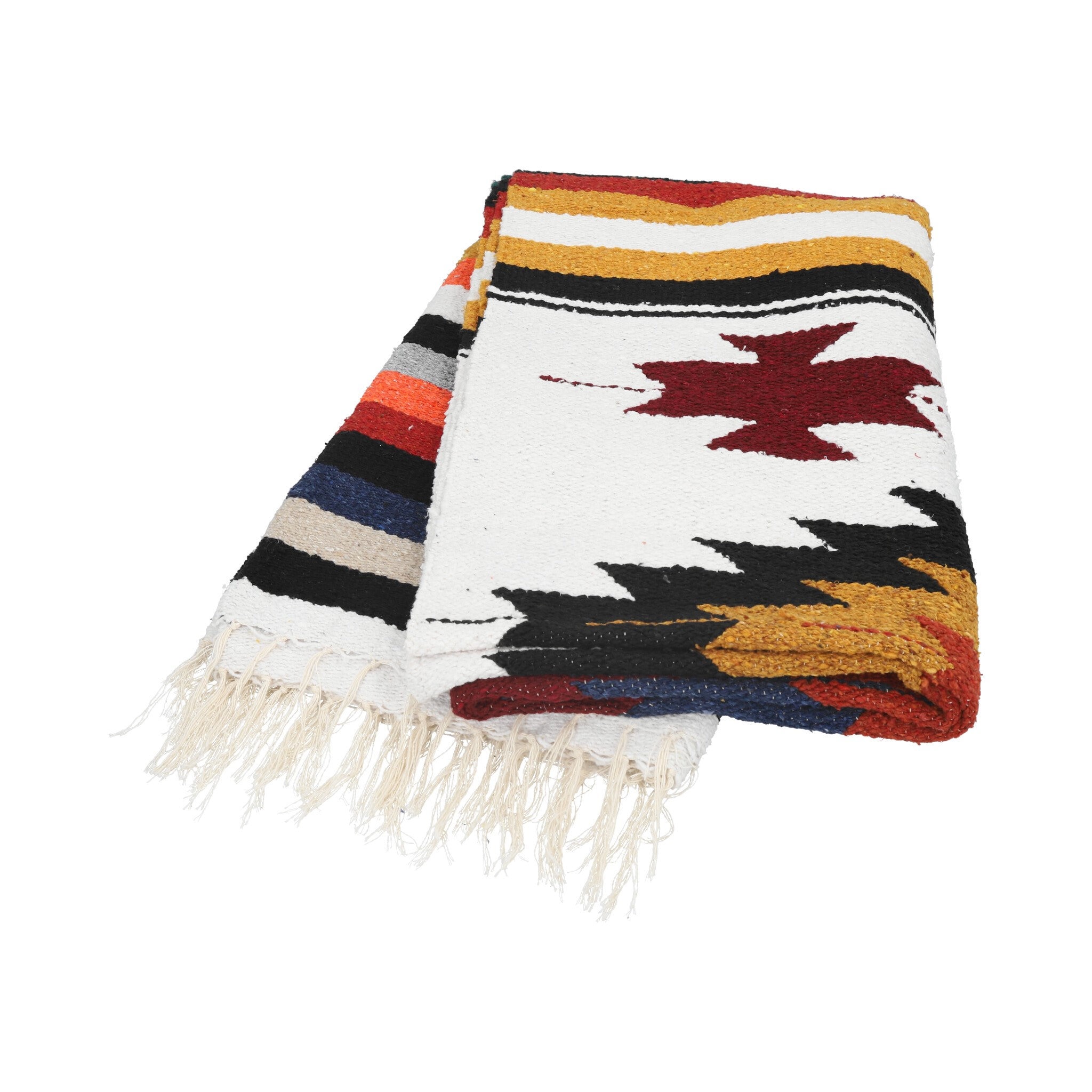 Genuine Mexican Serape tropical Colors Rustic Sarape Blanket Saddle ...