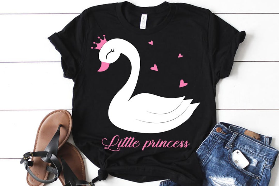Swan Svg, Princess Swan Svg, Cute Swan Svg, Animal Svg - Etsy