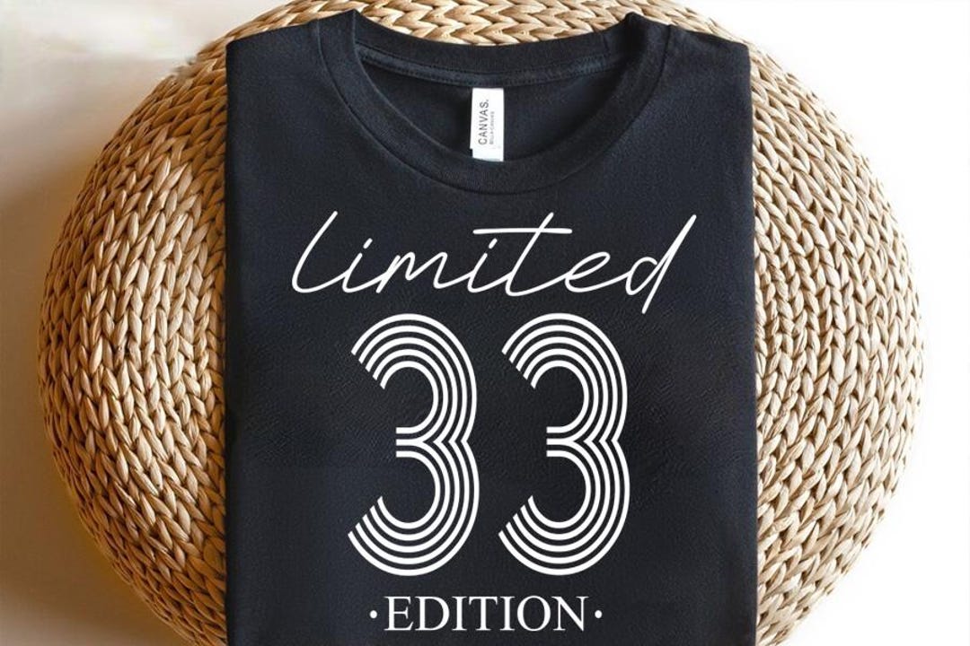 33rd Birthday Svg Png, Boy 33rd Birthday Png Svg, Girl 33rd Birthday ...