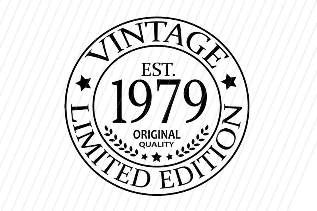Vintage 1979 Svg, Retro 45th Birthday Svg, Vintage T Shirt, Retro 1979 ...