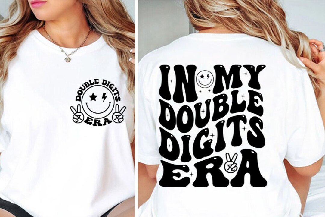 My Double Digits Era SVG PNG, 10th Birthday Svg Png, Double Digits Era ...