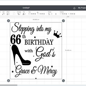 66th Birthday Svg, Queen Birthday 66th Svg, 66th Birthday Svg, 66th ...