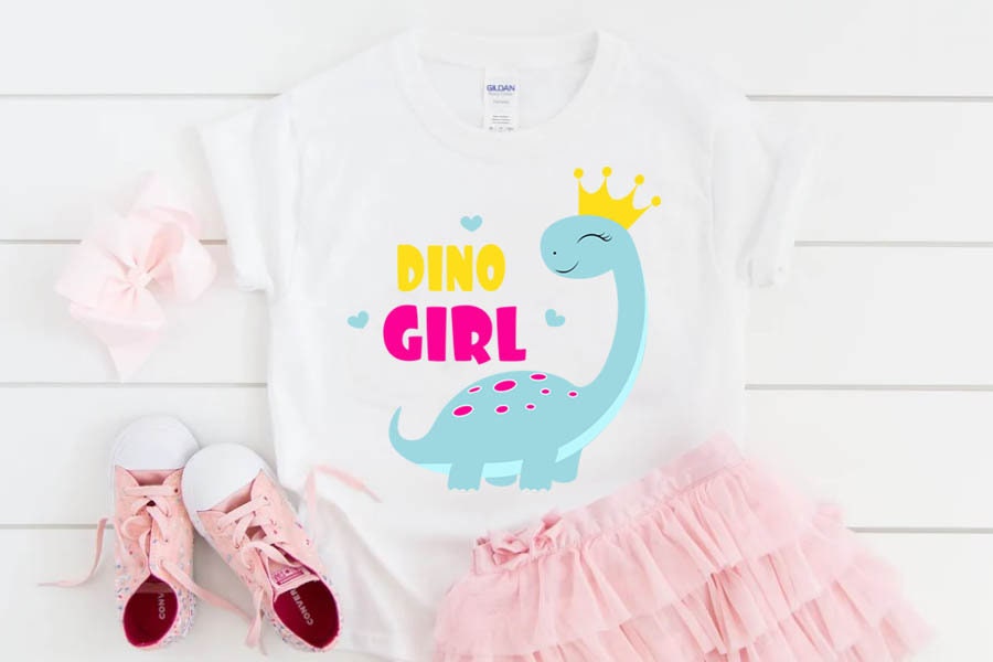 Girl Dinosaur Svg Cute Dinosaur Svg Cute Dino Svg Clipart - Etsy