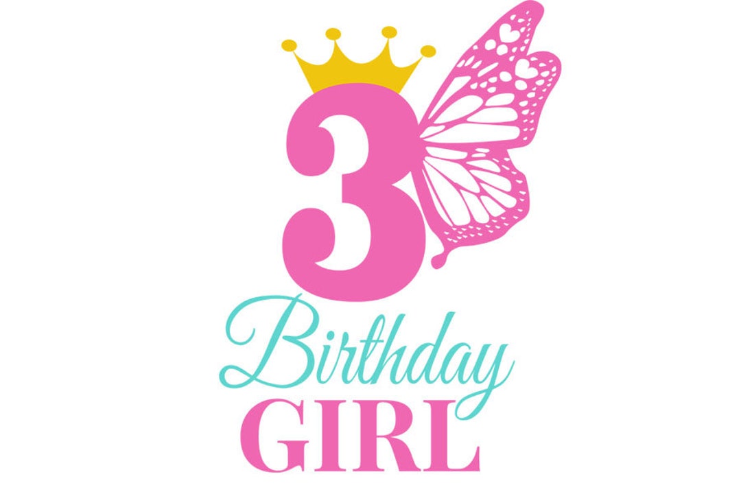 Geburtstagskind-Svg, Schmetterlings-Svg, Geburtstags-Prinzessinnen-Svg ...