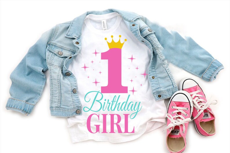 1st Birthday Svg 1st Girl Birthday Svg Birthday Princess | Etsy