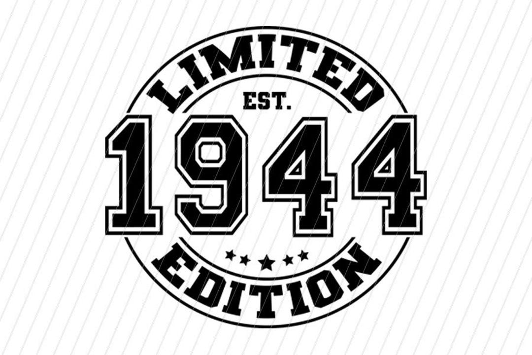 Vintage 1944 Svg Png Limited Edition, Man 81st Birthday Svg Png, Woman ...