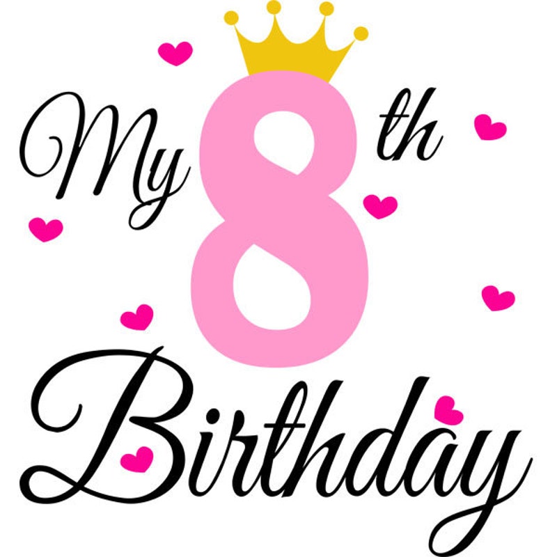 8th Birthday - Etsy