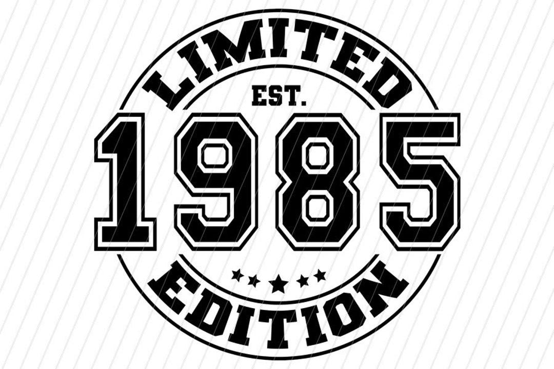 Vintage 1985 Limited Edition Svg Png, Boy 40th Birthday Png, Man 40th ...