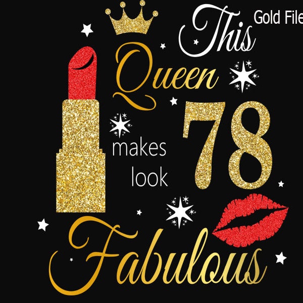 78th Birthday Card - Etsy