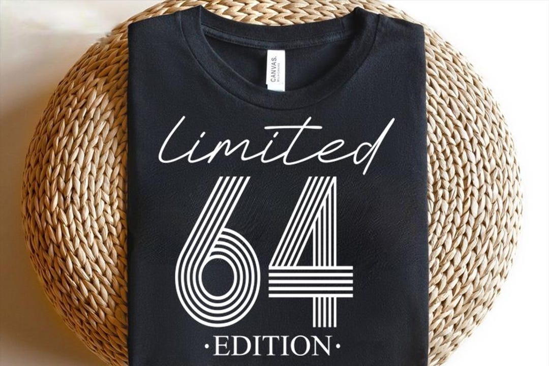 64th Birthday Svg Png, Man 64th Birthday Png Svg, Woman 64th Birthday ...