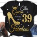 39th Birthday Svg, Queen Birthday 39th Svg, 39th Birthday Svg, 39th ...