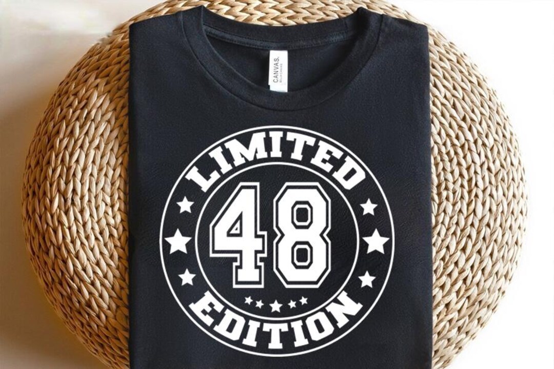 48th Birthday Svg Png, Boy 48th Birthday Png Svg, Girl 48th Birthday ...