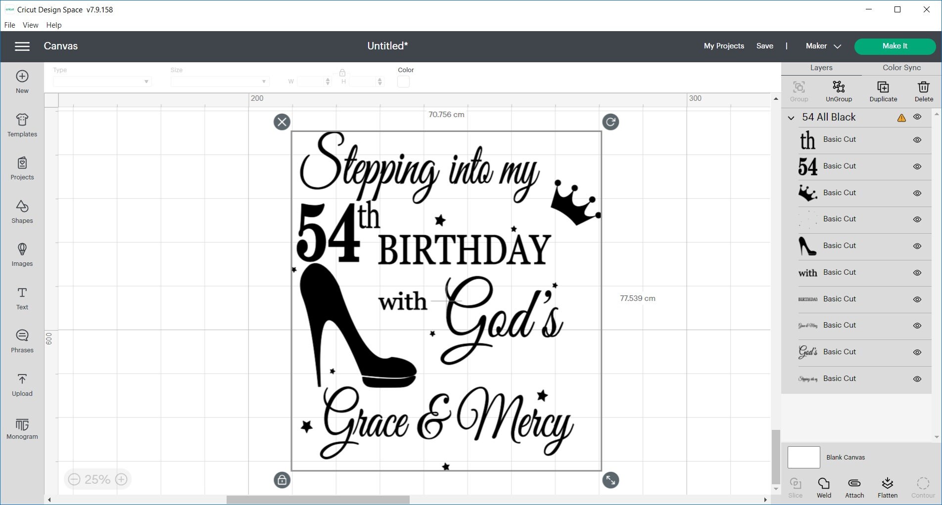 54th Birthday Svg Queen Birthday 54th Svg Gold Glitter 54th - Etsy