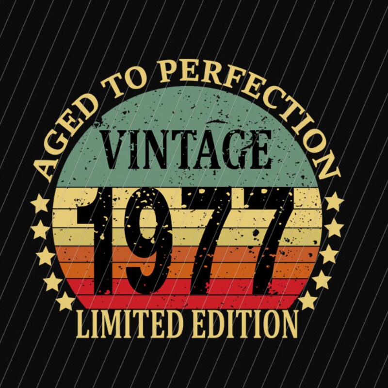 1977 Svg - Etsy