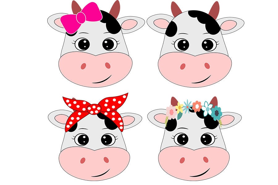 Animated Cow Face