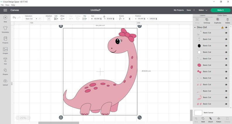 Girl Dinosaur Svg Cute Dinosaur Svg Cute Dino Svg Clipart - Etsy