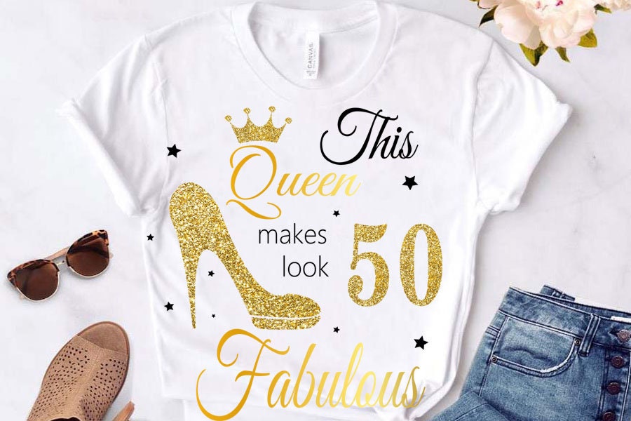 Queen Birthday 50 Svg 50 Birthday Svg 50 Birthday Clipart - Etsy