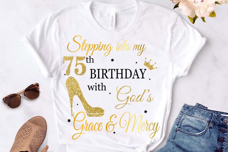 75th Birthday Svg Queen Birthday 75th Svg 75th Birthday Svg - Etsy