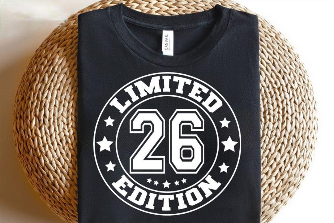 26th Birthday Svg Png, Boy 26th Birthday Png Svg, Girl 26th Birthday ...