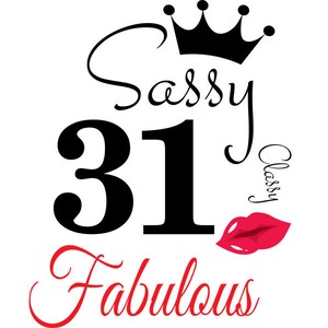 Sassy Classy 31st Birthday Chapter 31 Svg Birthday Svg 31 - Etsy