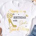 69th Birthday Svg, Queen Birthday 69th Svg, Gold Glitter 69th Birthday ...
