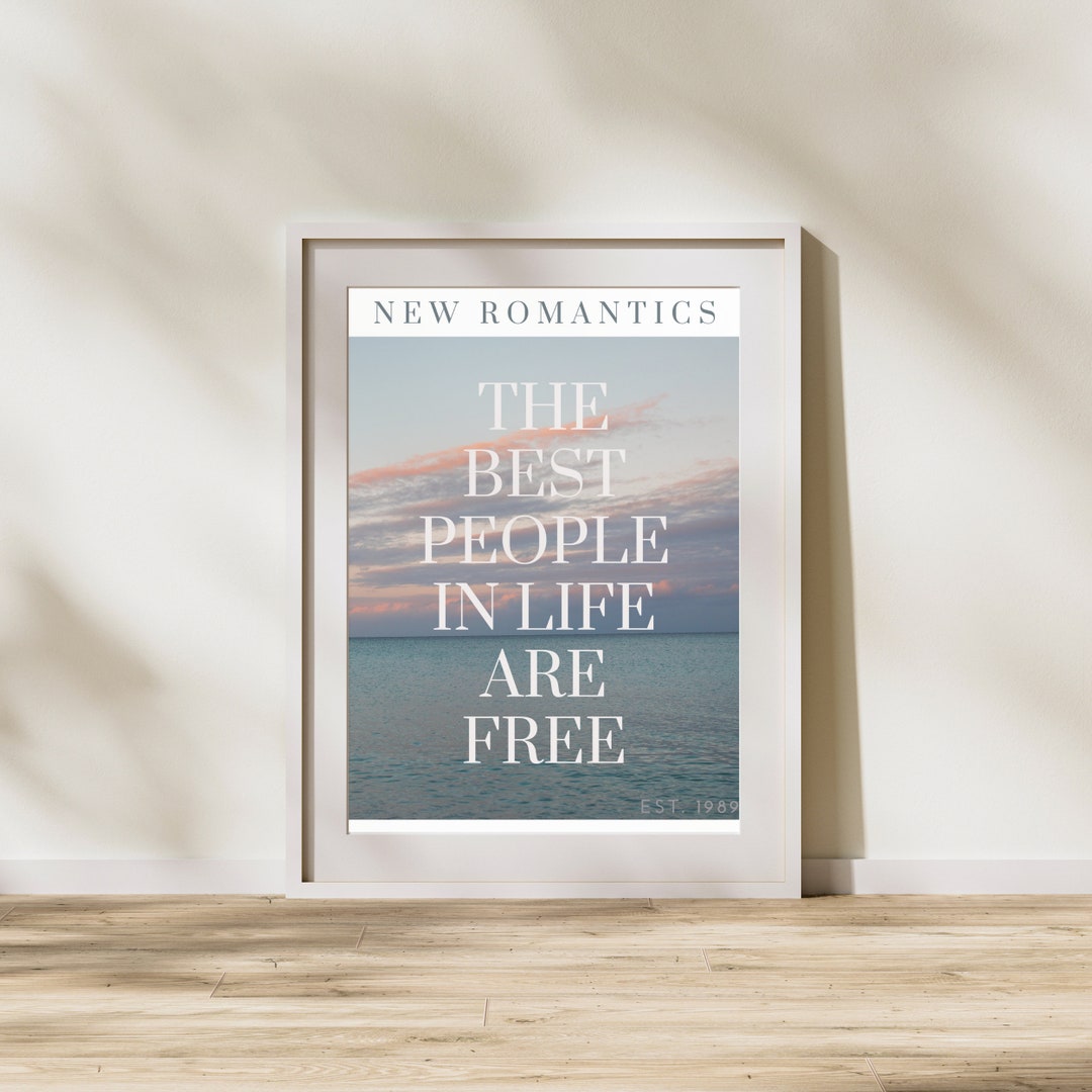 New Romantics Poster, 1989 Album, Digital Lyric Poster, Swiftie Wall ...