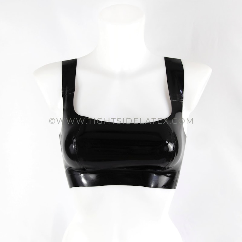 Latex Bra Red - Etsy