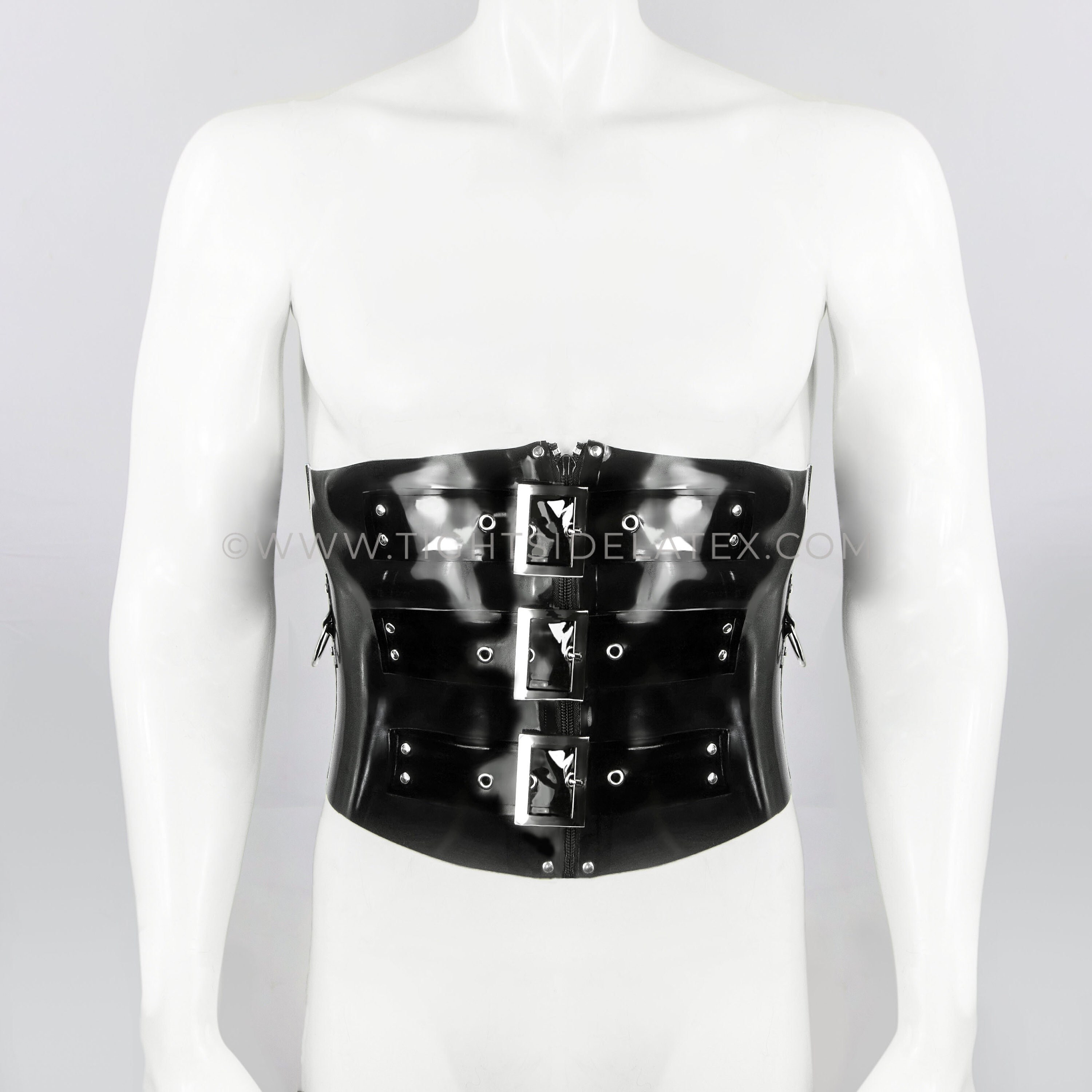 Men's Latex Corset - Etsy