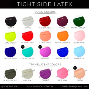 Latex Briefs With Sheer Panels and Leg Frills - Etsy UK