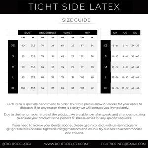 Latex Reversible Waterfall Jacket - Etsy UK