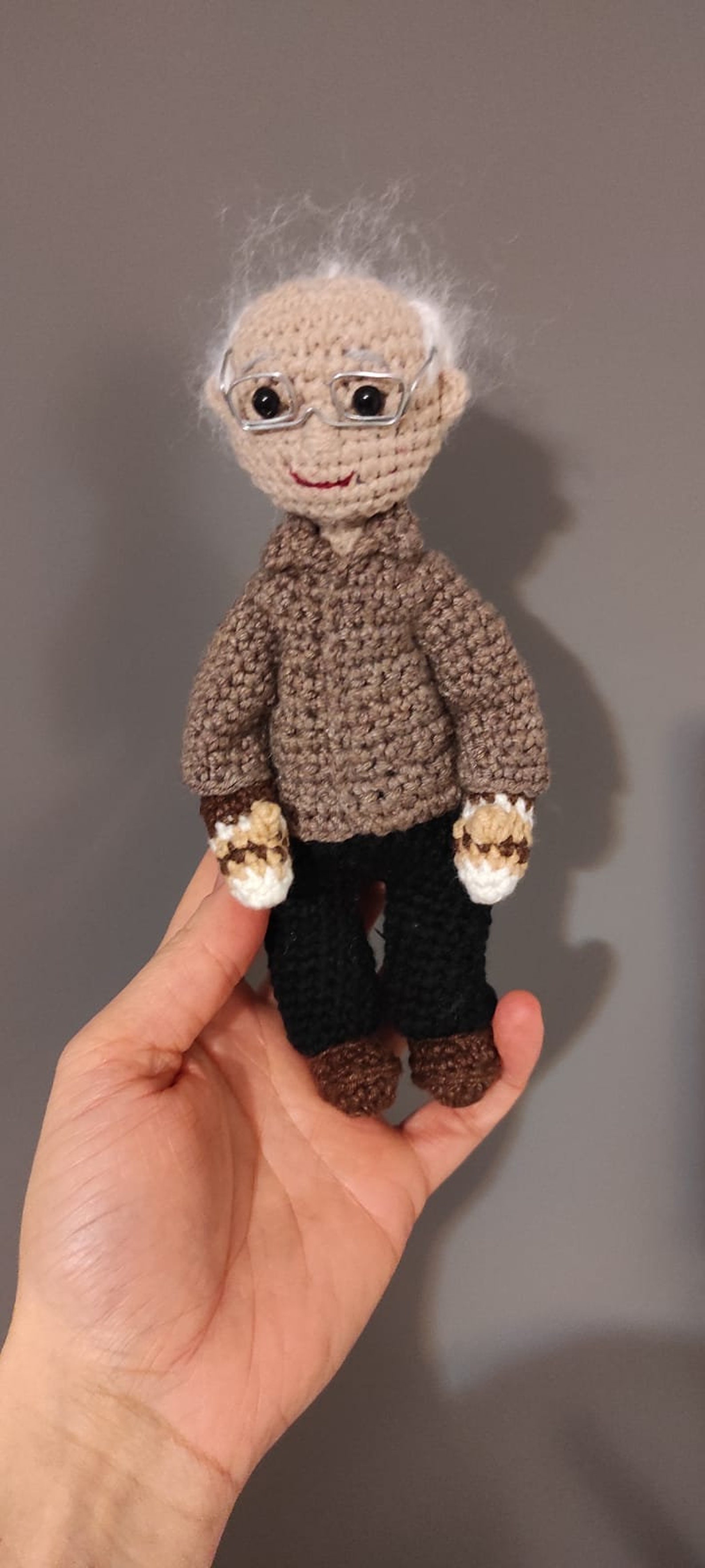 Bernie Sanders Crochet Doll PATTERN Download Digital PDF - Etsy
