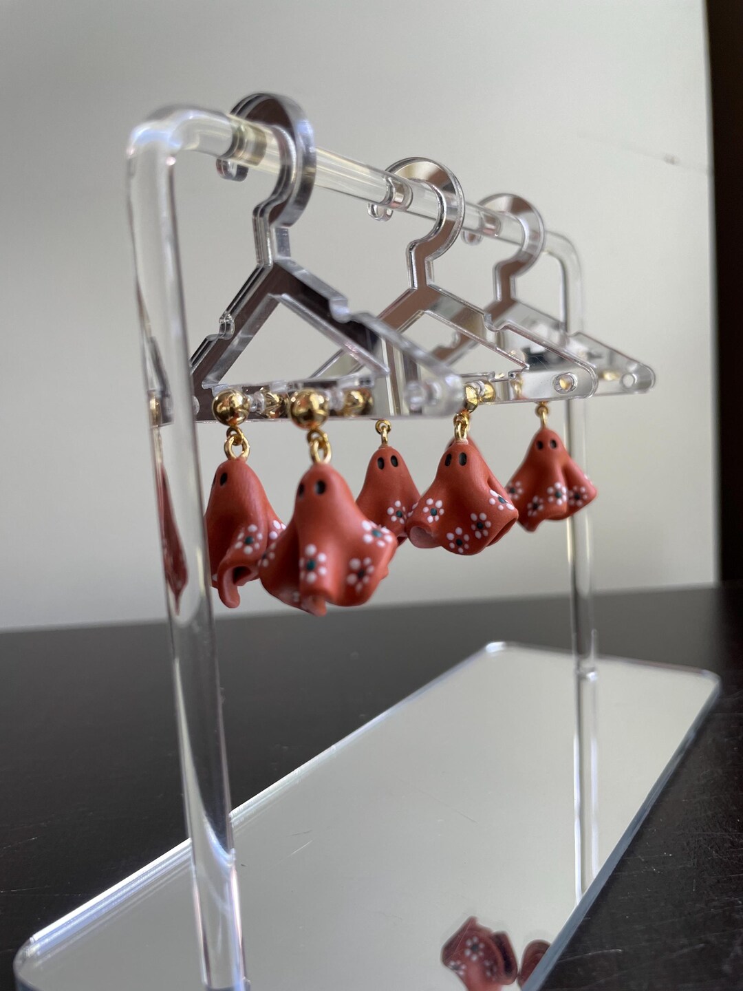 Fantasmas/ Fantasmas De Barro/polymer Clay Earrings/ Lightweight ...