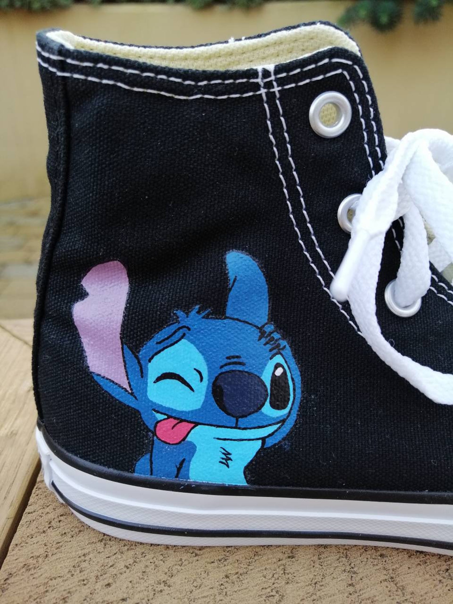 Stitch inspired Converse custom converse Disney converse gift for her ...
